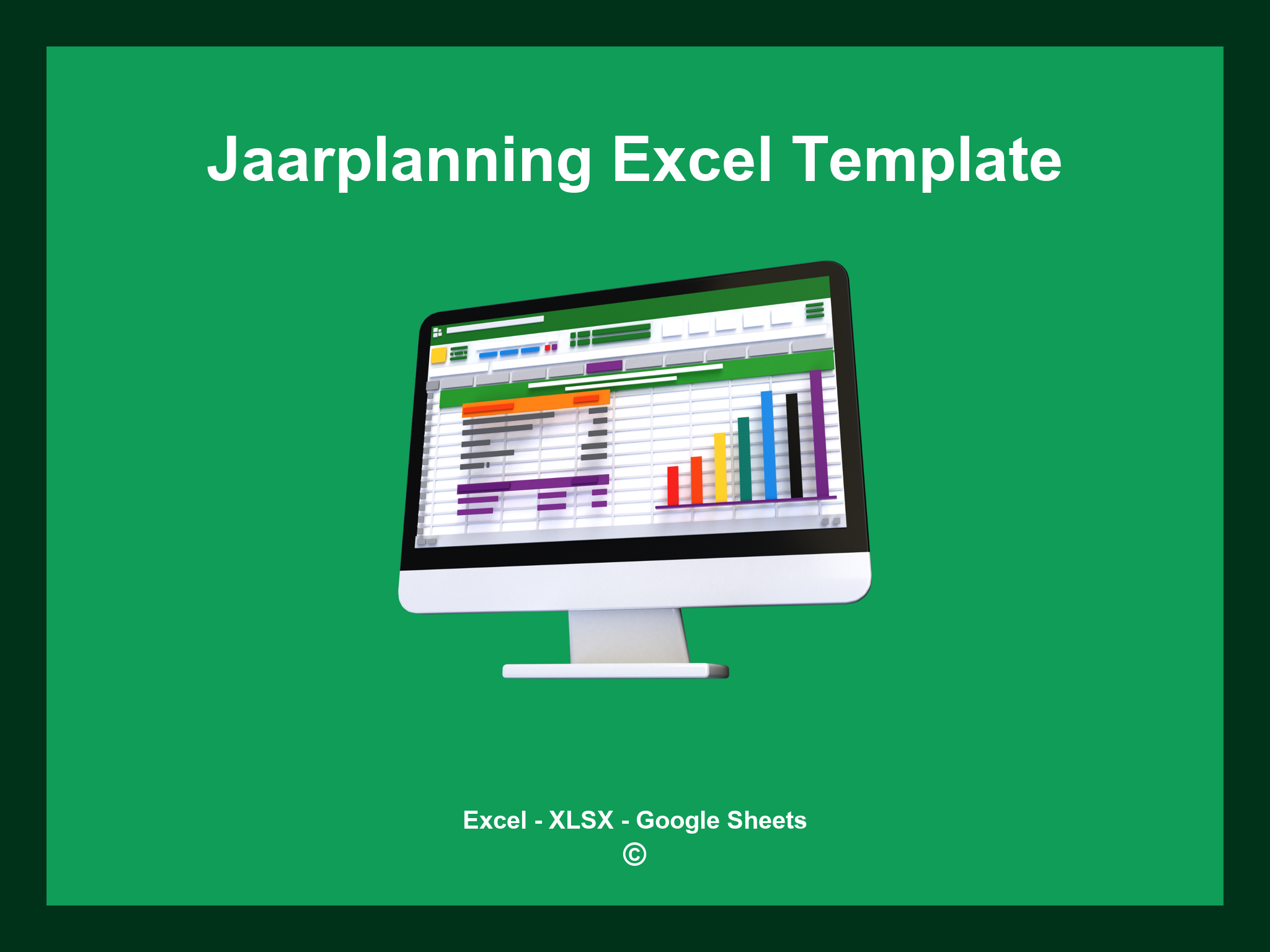 Jaarplanning Excel Template